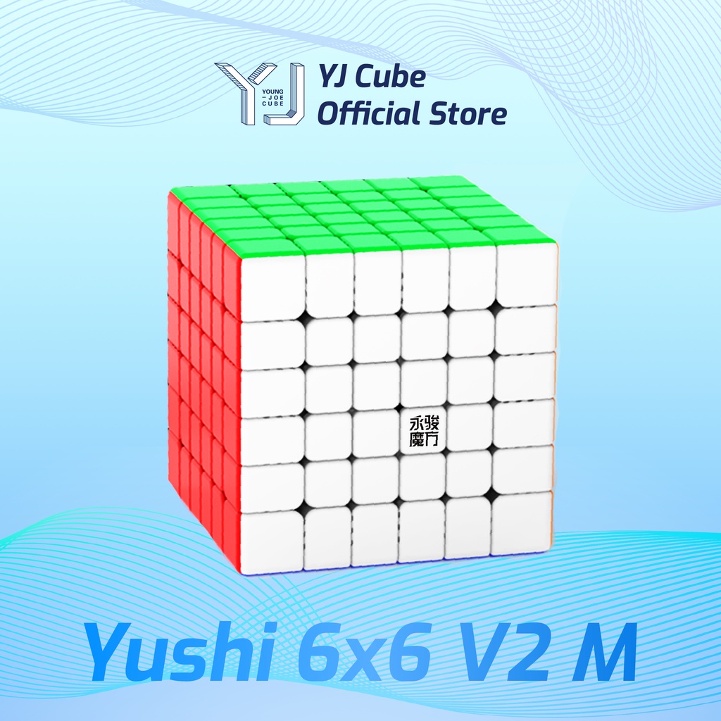 [YJ Official Store] Yushi 6x6 V2 M, 6x6 Magnetic Speed Cube Stickerless ...