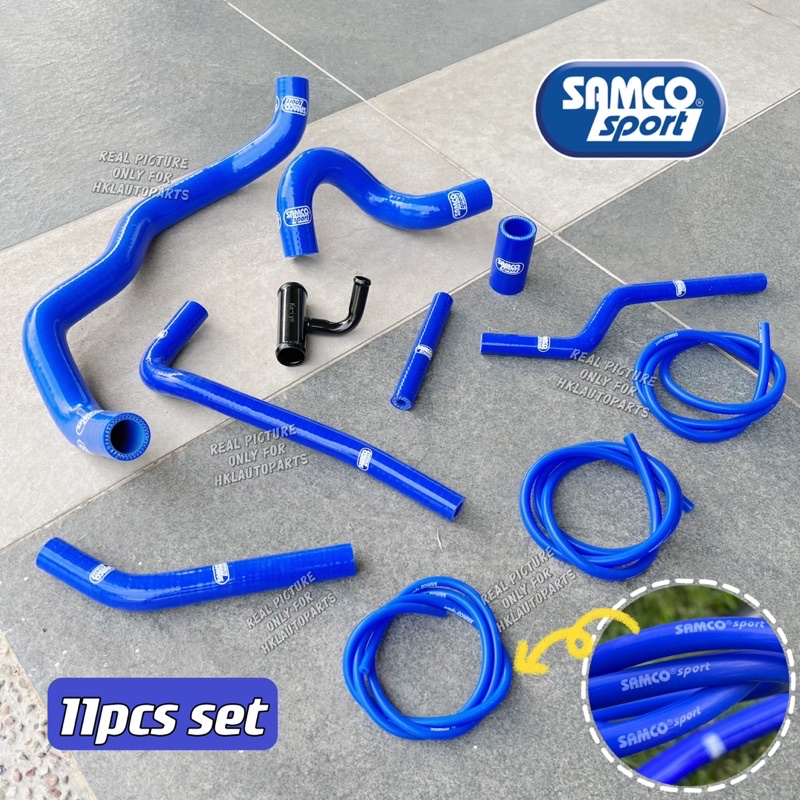 Samco Sport Daihatsu Mira Viva AVY Turbo Silicone Radiator Hose+By pass ...