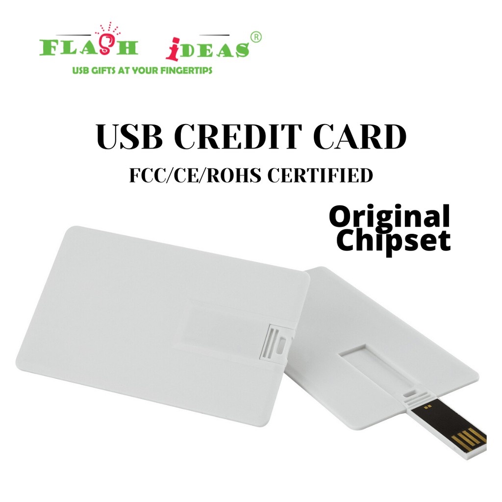 USB2.0 64GB 32GB Credit Card Thumb Drive Pen Drive Flash Drive Original ...