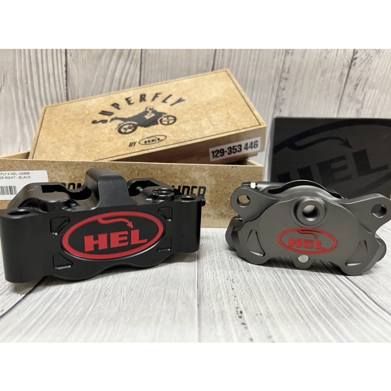 100% ORIGINAL HEL Brake Caliper 4Pot 2Pot Performance MADE UK BLACK ...
