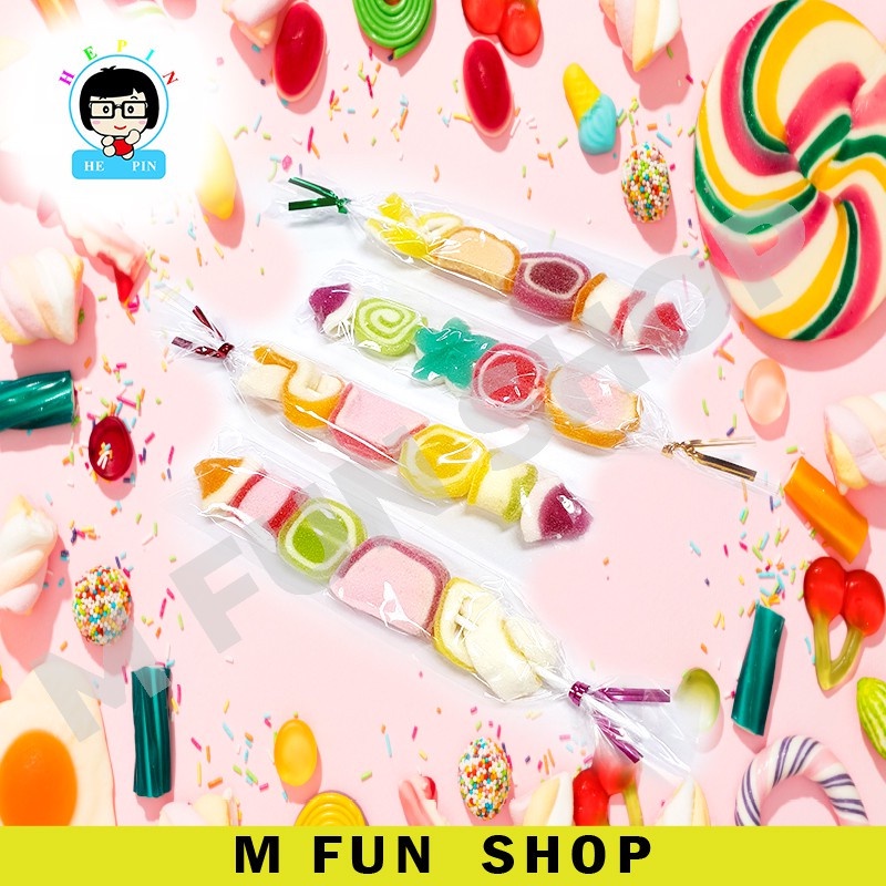 Halal Thailand Snack Queen Jenama Sweet Soft Rainbow Jelly dalam BBQ ...