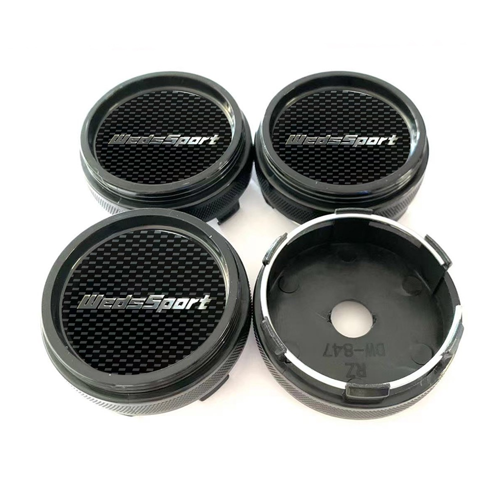 4PC 66MM WEDSSPORT wheel cap car racing wheel center hub cap 62mm clip ...