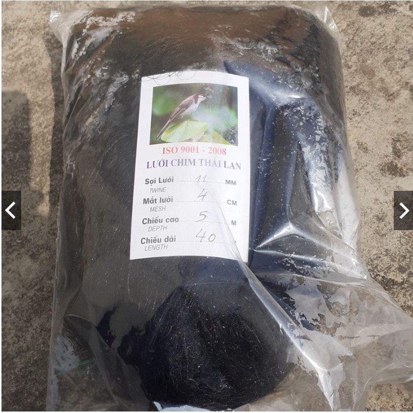 Net for Traps for Bulbuls, Nightingales, and Sparrows 4cm, Length from ...