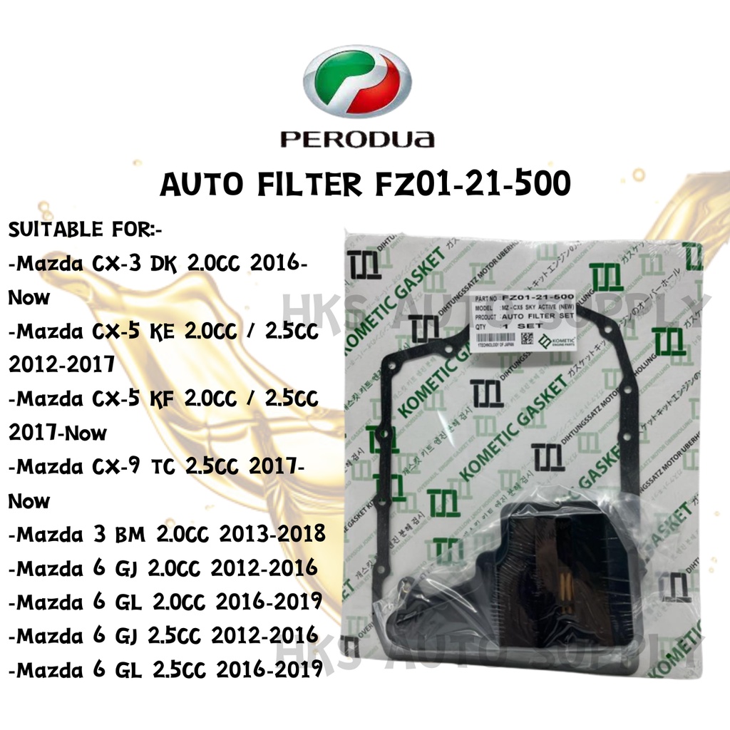 Mazda Auto Filter FZ01-21-500 For Mazda 3 / Mazda 6 / Mazda CX3 / Mazda ...