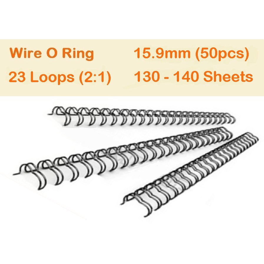 Double Loops Wire O Rings , Wire O Binder , Binding Spines (Black ...