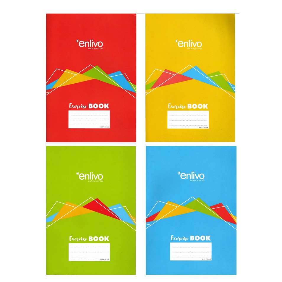 Enlivo A4 Exercise Book 80/100/120pages | Shopee Malaysia