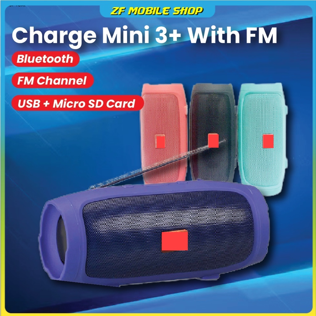 Caj mini 3 pembesar suara mini mudah alih Bass yang kuat dengan wayarles Bluetooth, pendrive USB ...