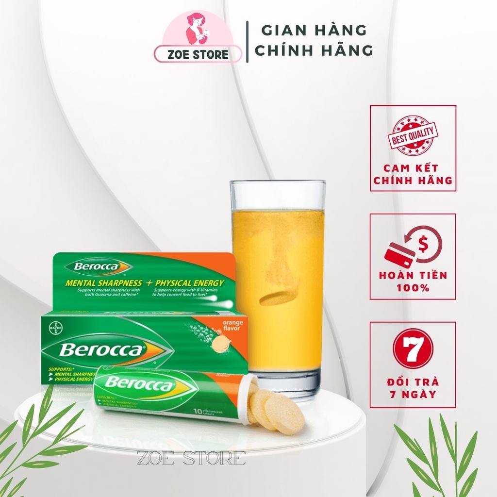 Australian Berocca effervescent tablets - 15 orange flavor tablets ...