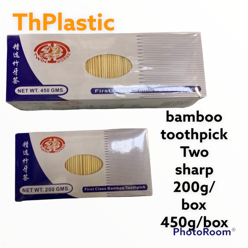 Bamboo Toothpick two sharp / Disposable Toothpick 200g/450g box ...