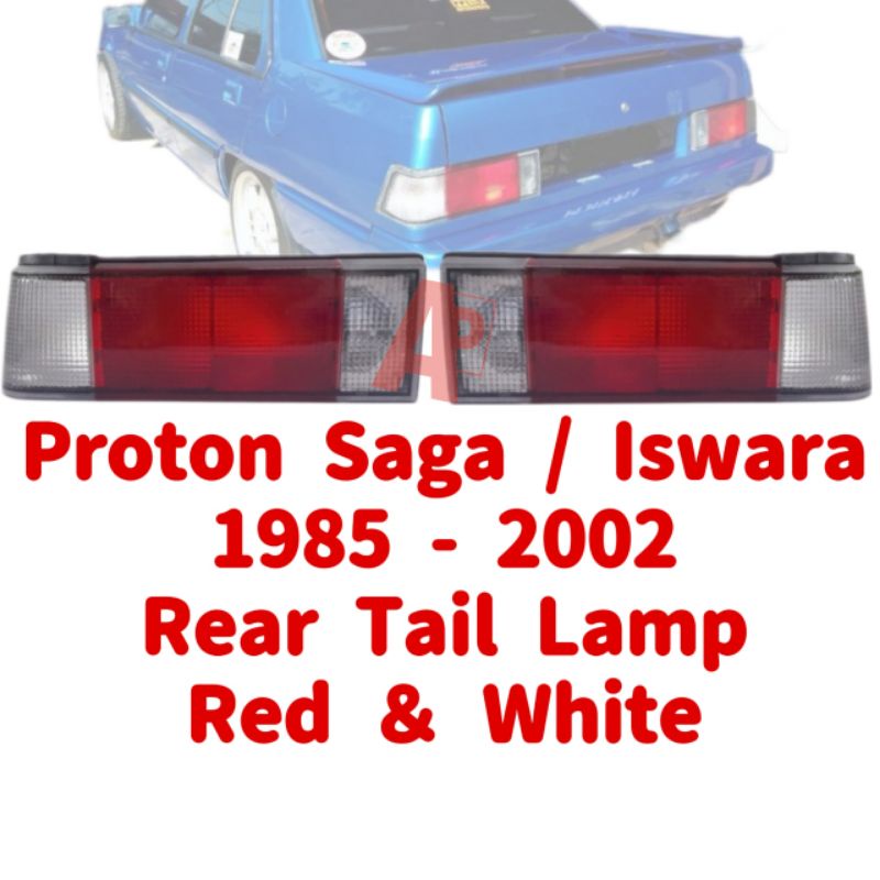 Proton Saga Old Saga Old Model Sedan UK Spec Albino Red White Rear Tail ...