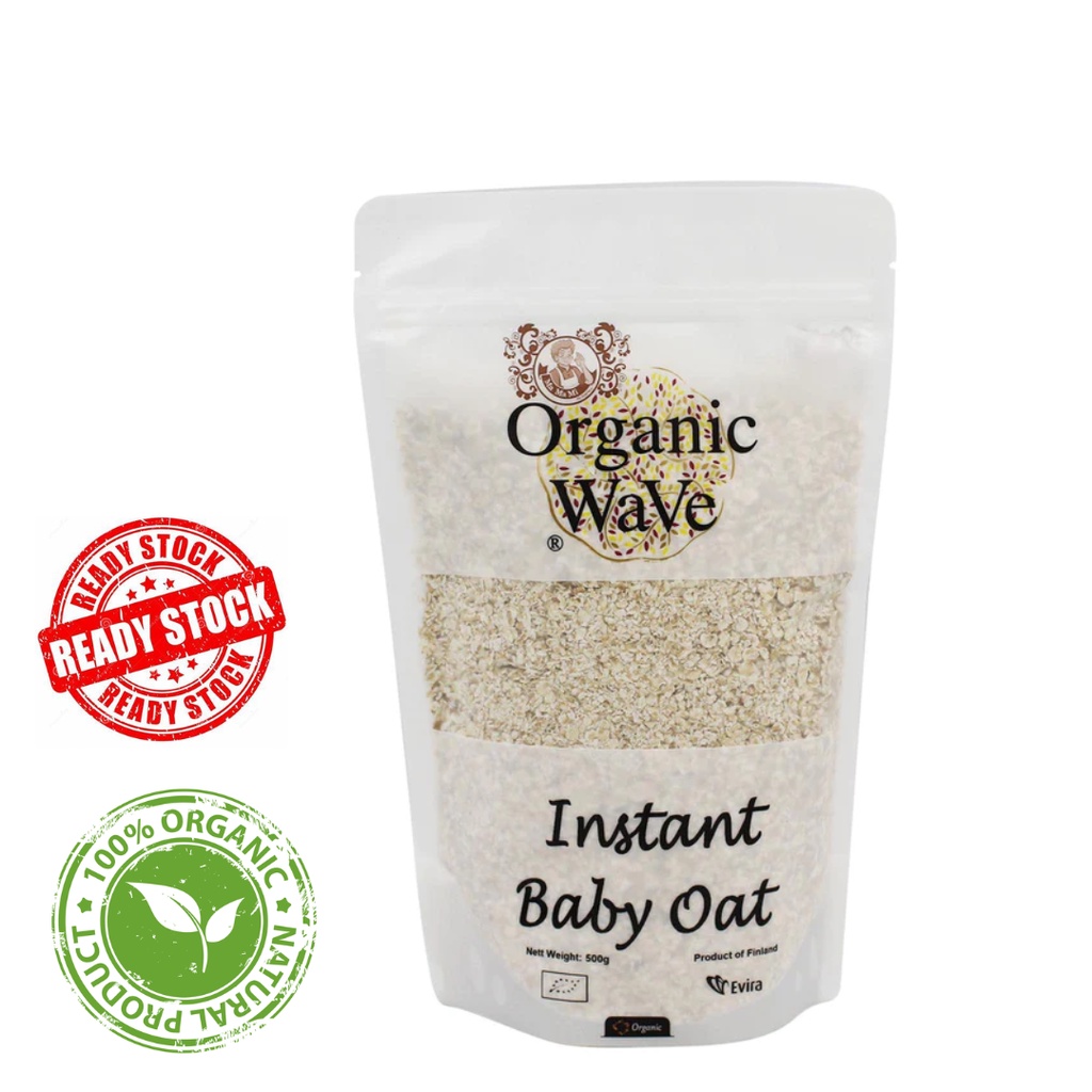 Organic Wave Instant Baby Oats 500g | Shopee Malaysia