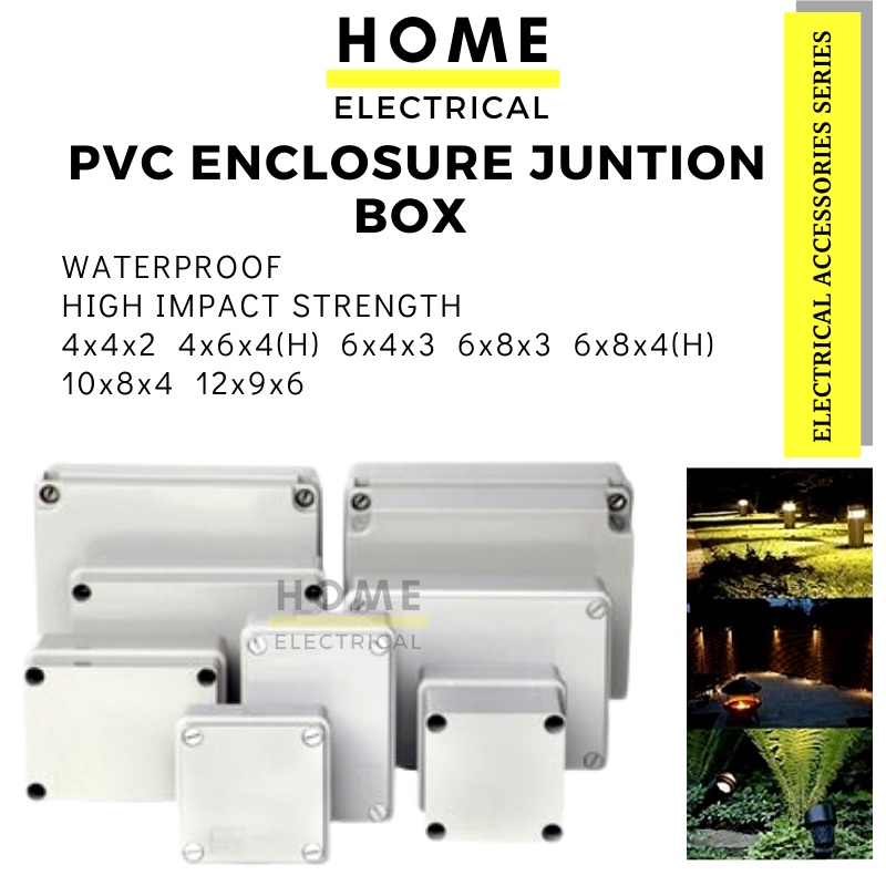 Pvc Enclosure Electrical Junction Box IP56 | Shopee Malaysia