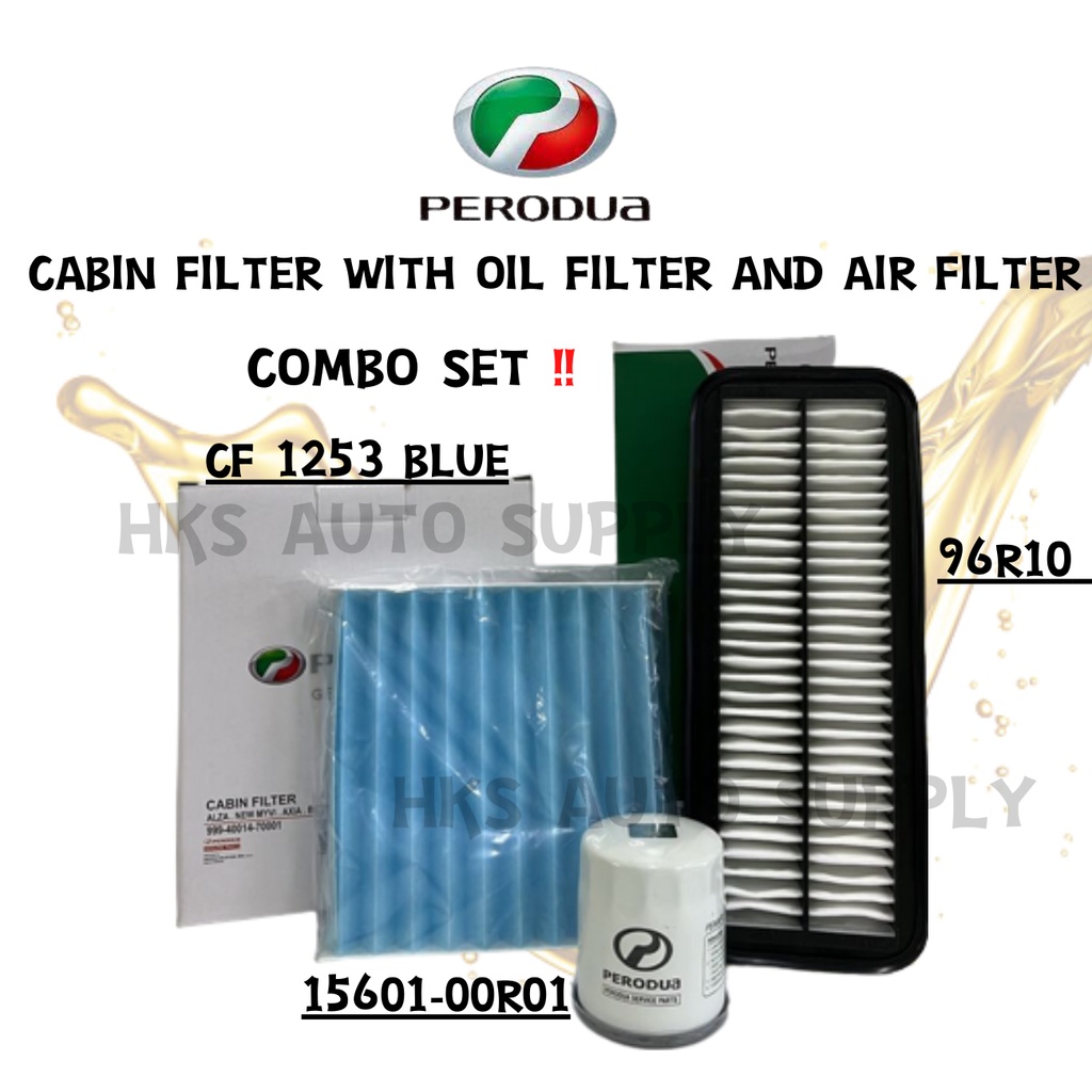 Air Filter Alza / Myvi + ORIGINAL Cabin Filter Perodua Myvi Lagi Best ...