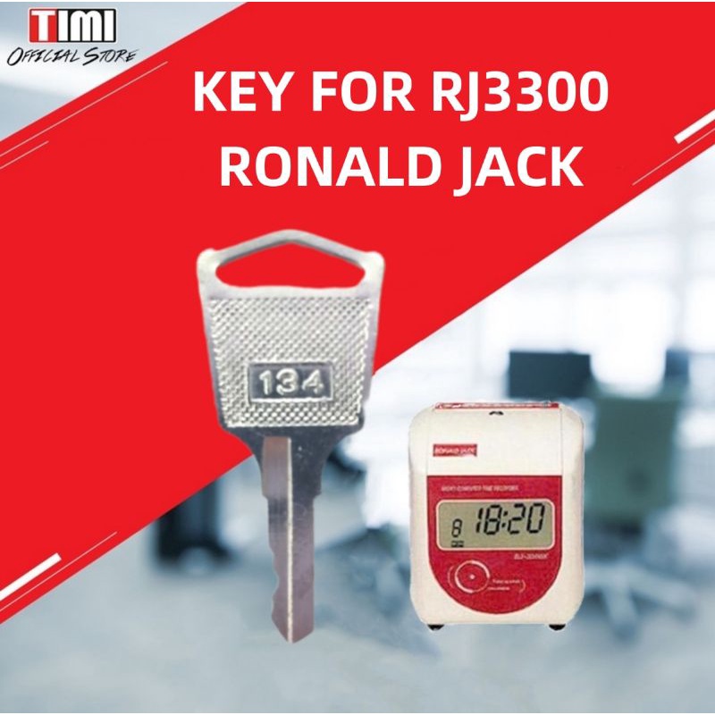 Key RJ3300 | Key For RONALD JACK Punch Card Machine | Shopee Malaysia