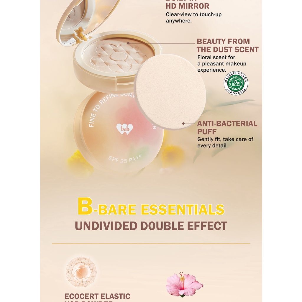 [Expiring in Nov 2025] BNB barenbliss Fine to Refine Compact Powder [Up ...