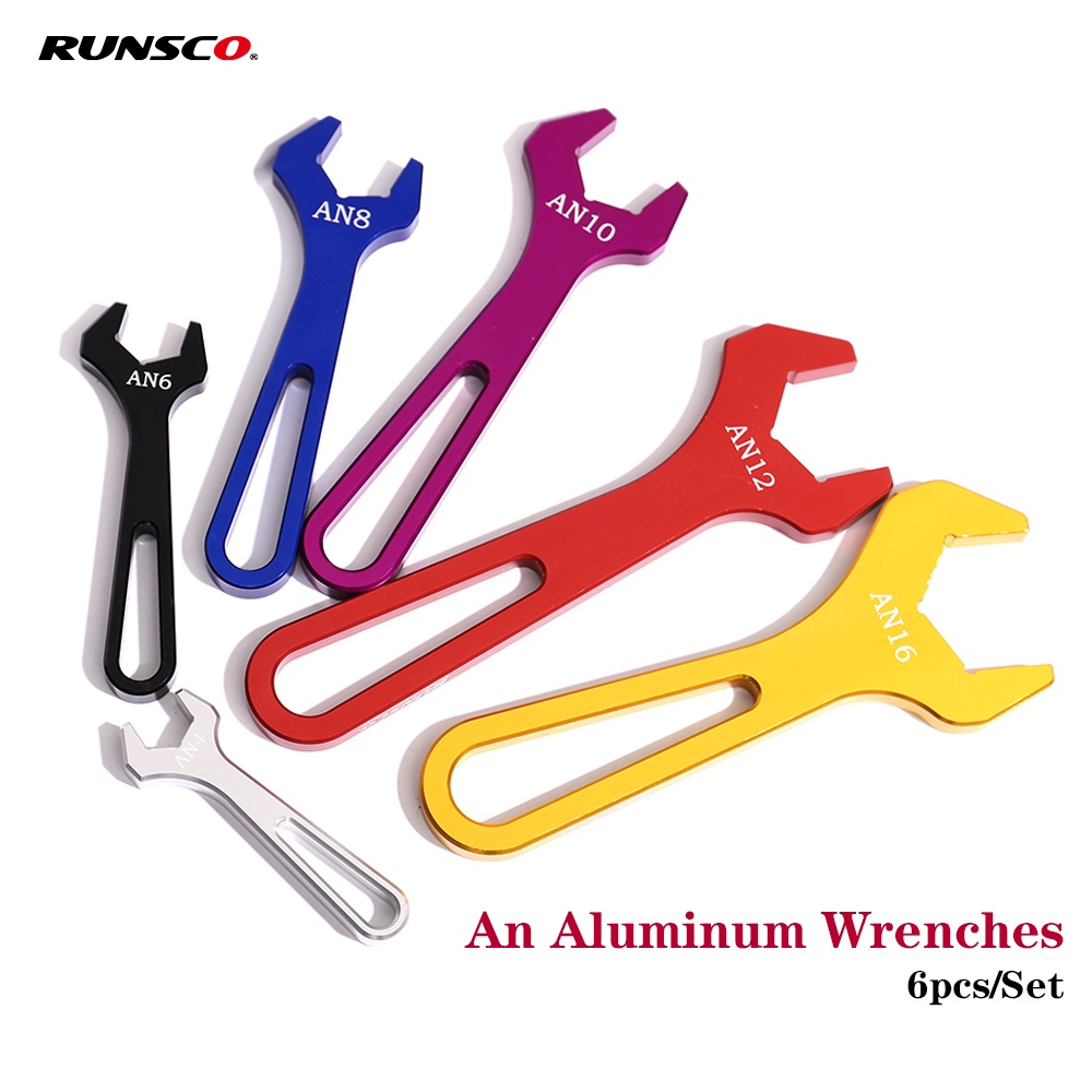 Racing Single Ended An fitting Wrench Spanner Set Auto Parts Hand Tool ...