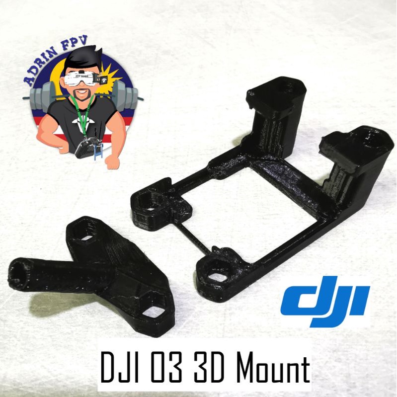 3D Print Mount for DJI O3 on Apex Standard Frame 5inch | Shopee Malaysia