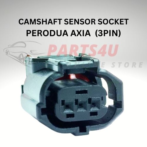3PIN PERODUA AXIA, BEZZA, ALTIS, VELLFIRE, WISH CAMSHAFT SENSOR SOCKET ...
