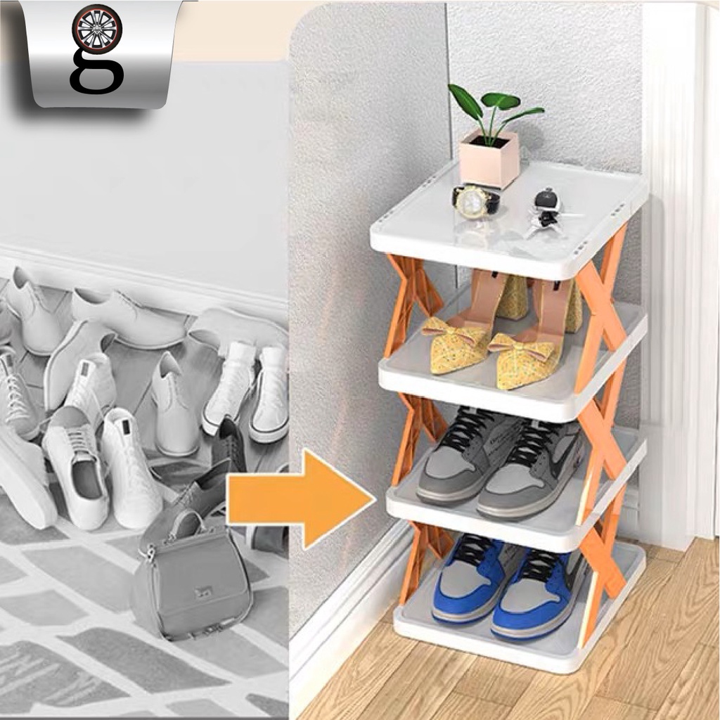 Newstyle 4 Layer Shoe Rack C49/C75 Shoe Rack Sandal Holder Multi ...