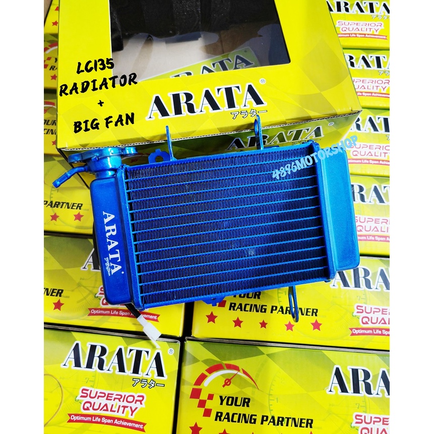 ARATA RACING RADIATOR TANK WITH BIG FAN LC135 Y15ZR LC 135 Y15 TANGKI ...