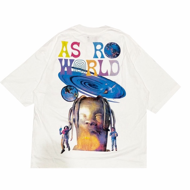Travis SCOTT ASTRO WORLD T-REX oversized T-Shirt | Shopee Malaysia