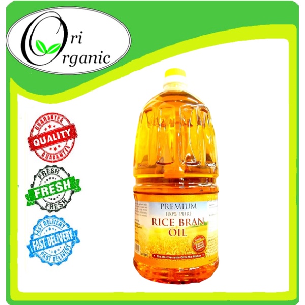 HK Natural 2 LITRE PREMIUM RICE BRAN COOKING OIL (Exp 5/2024) VEGETARIAN 素食 | Shopee Malaysia