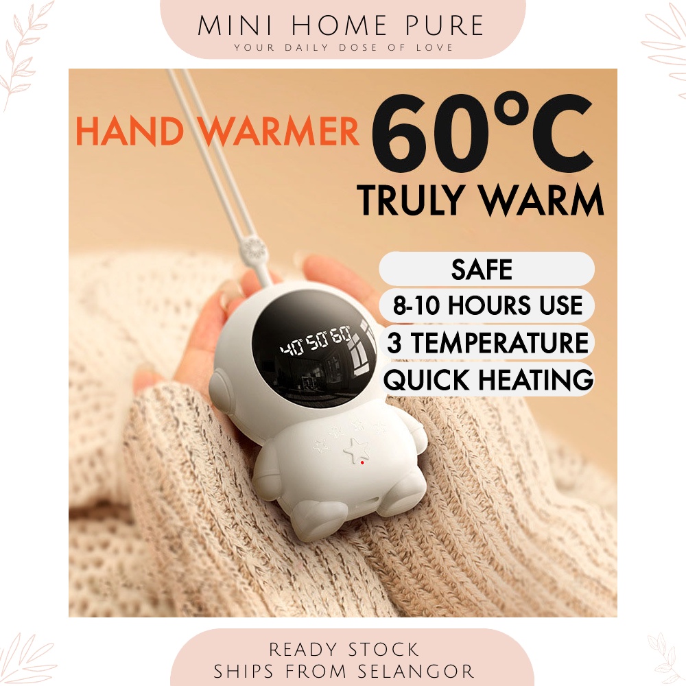 Cute Astronaut Portable Hand Warmer Rechargeable Portable USB Warm Baby ...