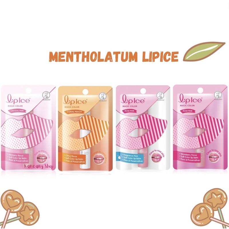 / MENTHOLATUM Lipice magic color Lip Ice Multi Formulas Volume 2 G ...