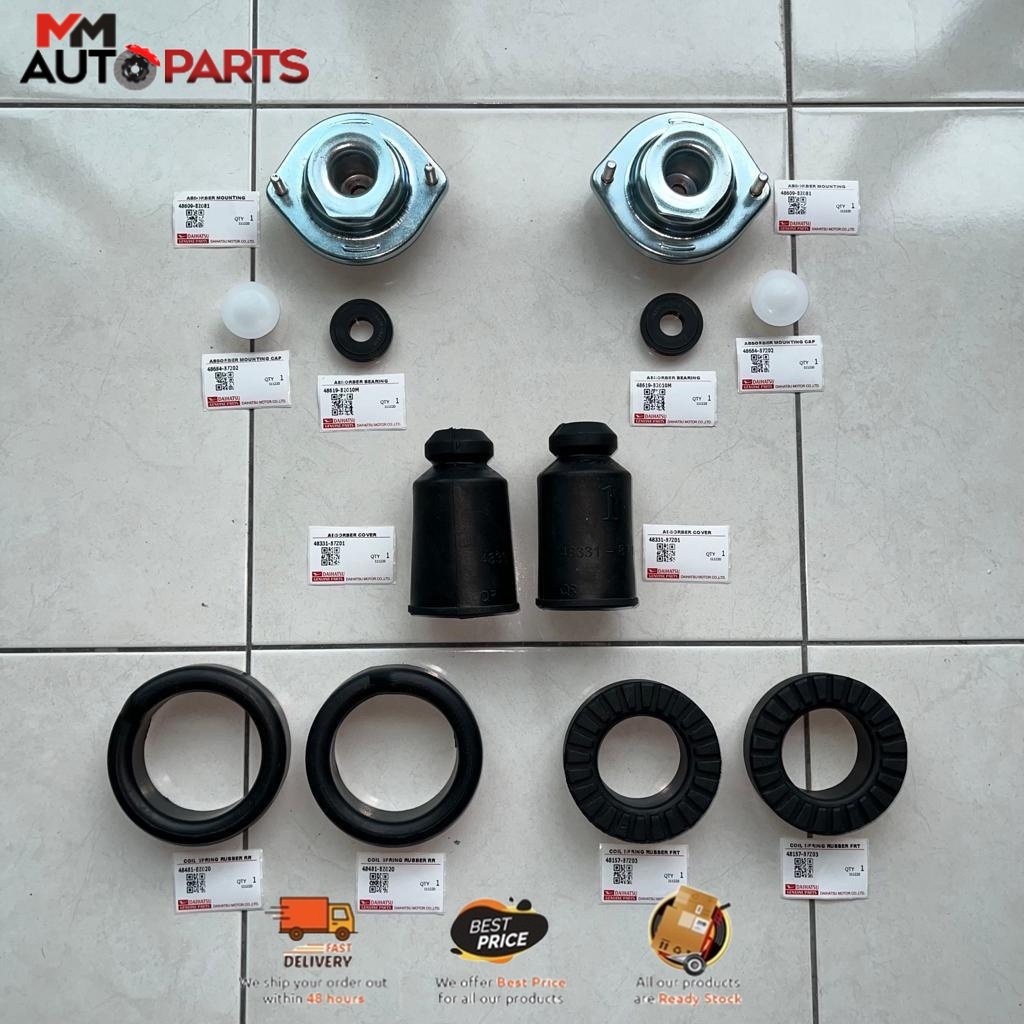 12 ITEM SET FOR PERODUA KANCIL 660/850 - ABSORBER MOUNTING/ ABSORBER ...