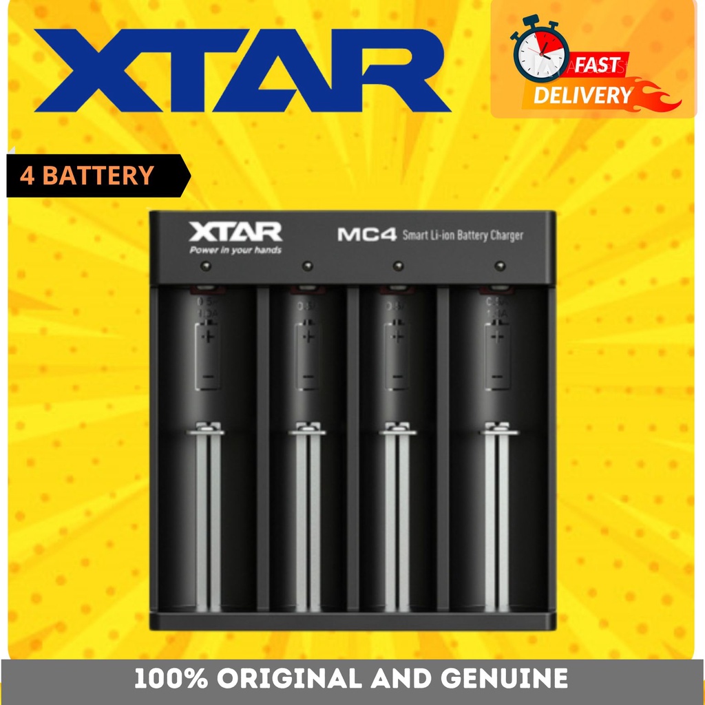 🔥100% ORIGINAL🔥 XTAR MC4 4 Bay Micro USB Charger | Shopee Malaysia