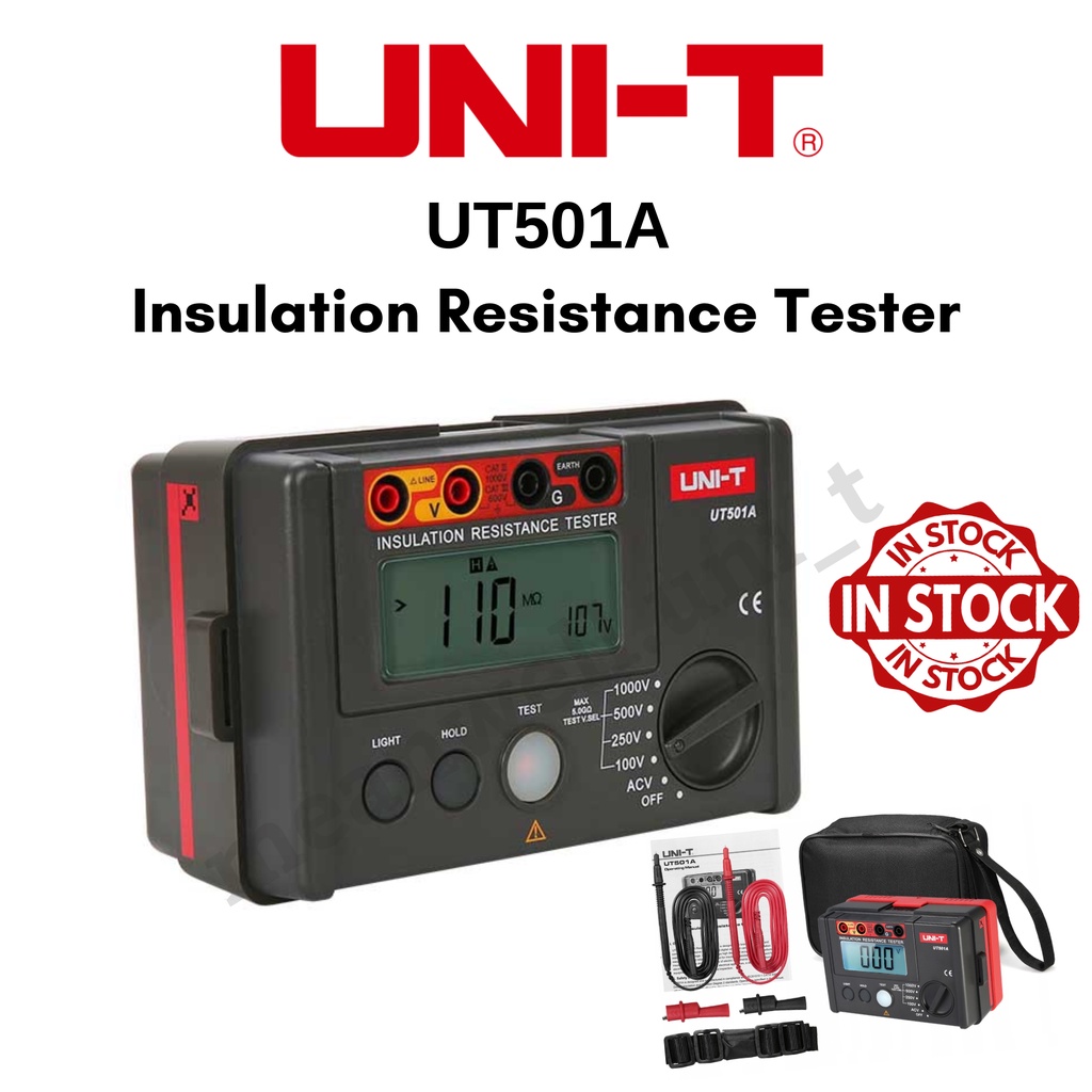 UNI-T UT501A 1000V Digital Insulation Resistance Tester ~Original ...