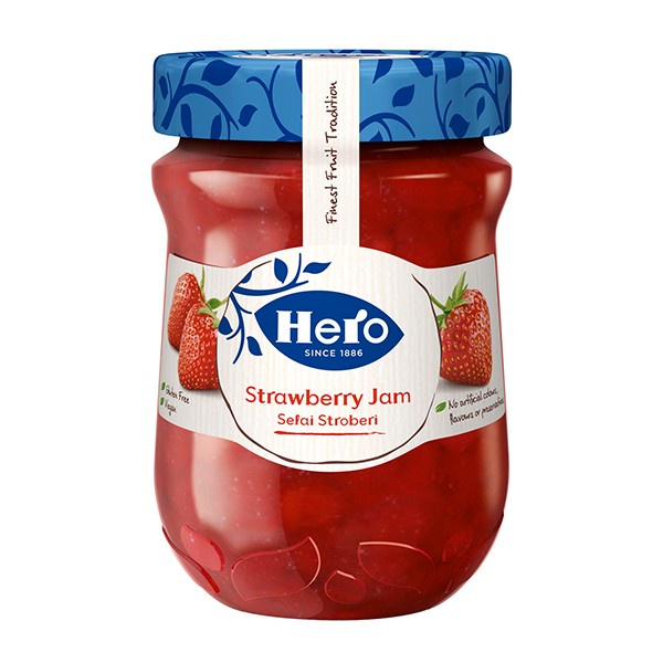 Strawberry HERO STRAWBERRY JAM 340g | Shopee Malaysia