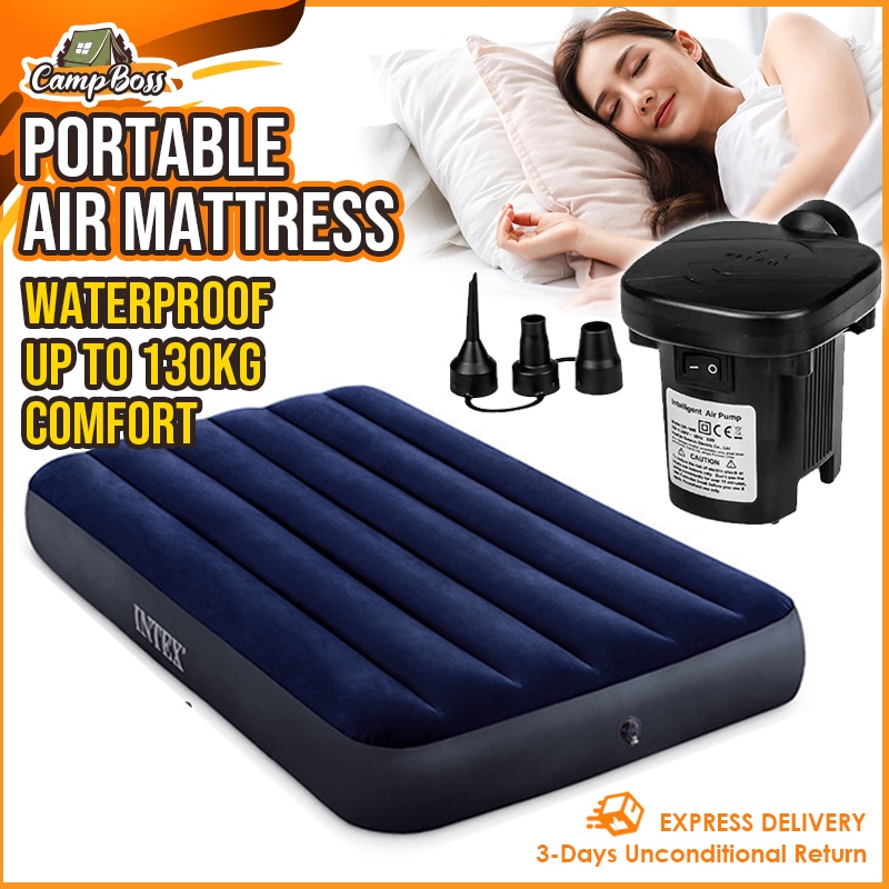 CampBoss 2M Intex Air Bed Inflatable Tilam Angin Camping Air Mattress ...