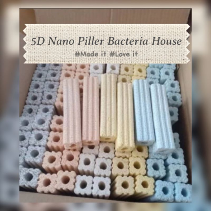 Ready Stock **5D Bacteria House** Nano Pillar 4 Color (1pc)***马来西亚现货 ...