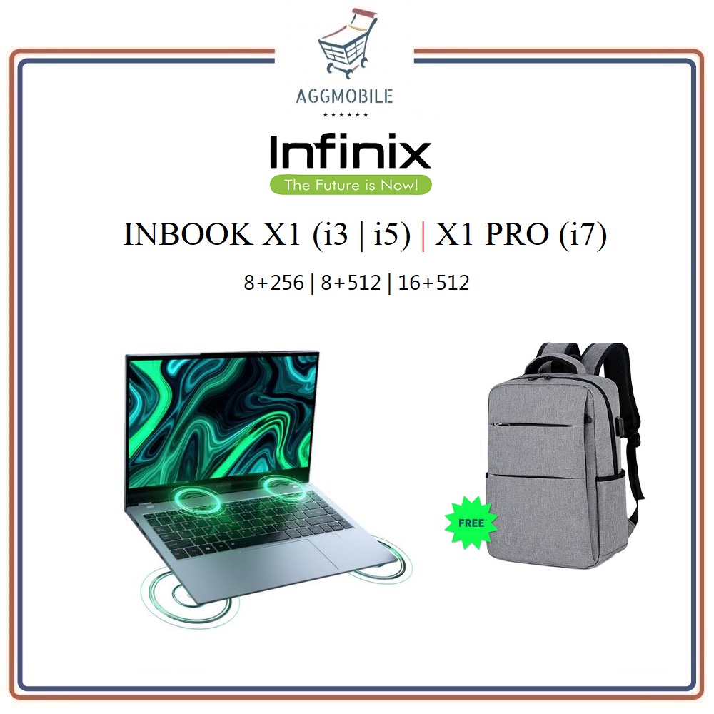 Infinix INBook X1 / X1 Pro Intel® Core™(i3 8+256GB SSD / i5 8+512GB SSD ...