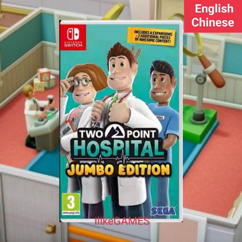 💥Eng/Chi💥 Nintendo Switch NS Two Point Hospital Jumbo Edition 双点医院 ...