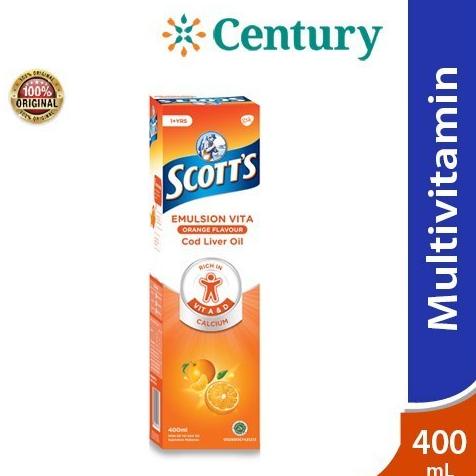 Scott Emulsion Vita 400ml/Omega 3/fish Oil/Dha | Shopee Malaysia