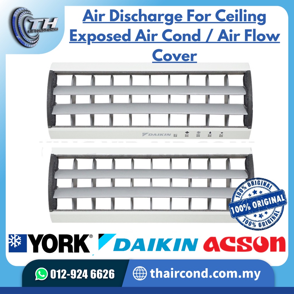 Air Discharge For Ceiling Exposed Air Cond / Air Flow Cover | Shopee ...