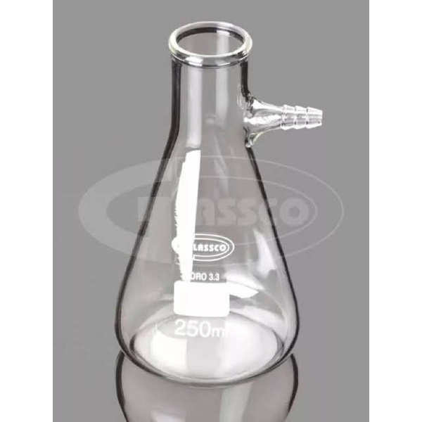 Suction Flask bolt neck Extra Thick Glass Boro 3.3 Chemical Resistant ...