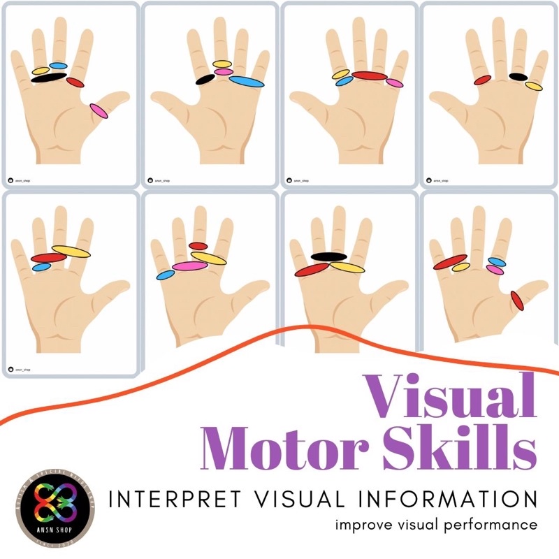 Visual Motor Skills Activities(PDF)- Color Ring / Hand Eye Coordination ...
