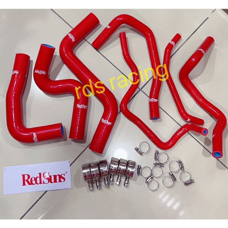 Toyota Vios NCP93 2007-2012 RedSuns ( red ) Silicone Radiator Hose ...