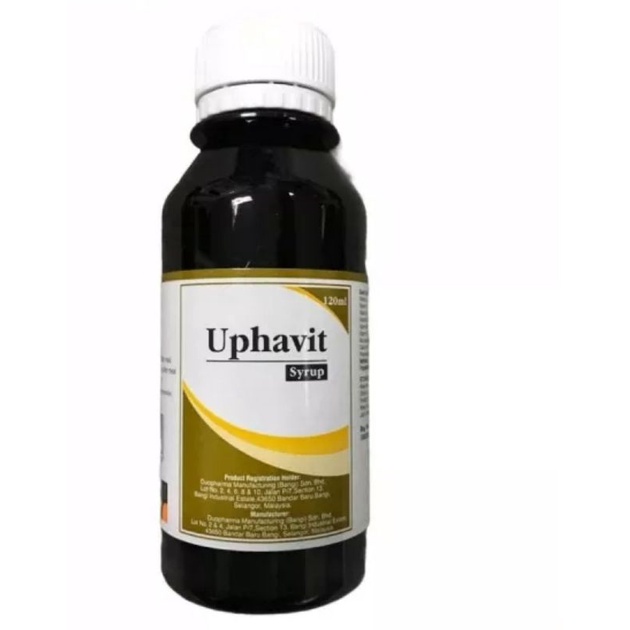 Uphavit Multivitamin Syrup increase appetite/tambah selera 120ml ...