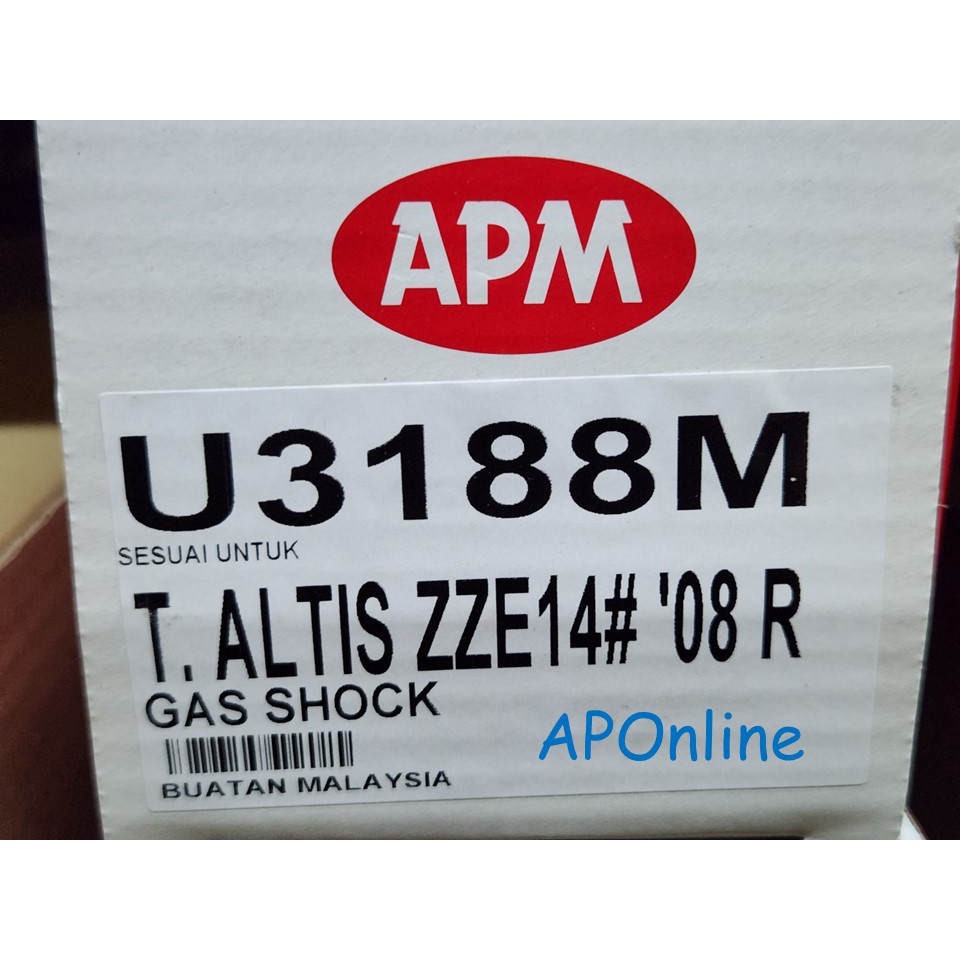 (APM) Toyota Altis 2008 Shock Absorber (Gas) | Shopee Malaysia