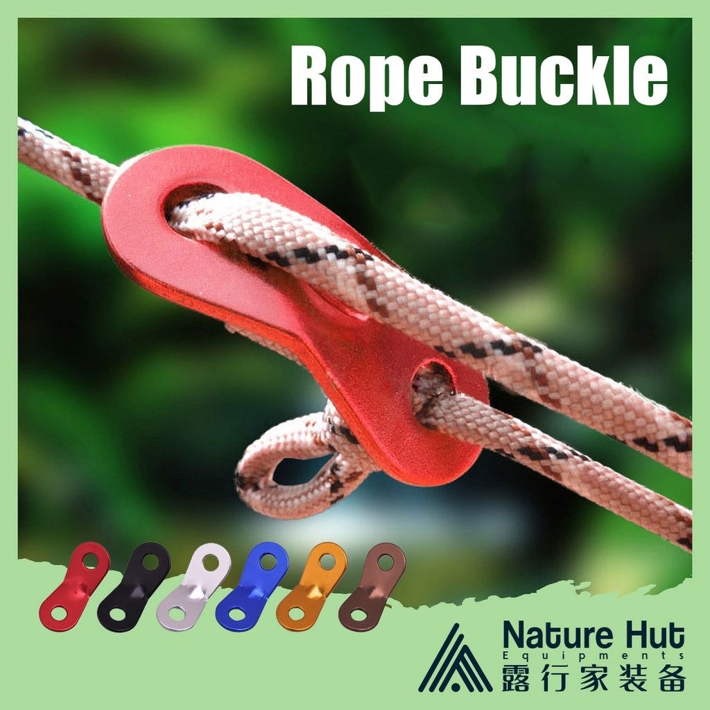 Double Eye Wind Rope Buckle Outdoor Camping Guyline Tent Tarp Flysheet ...