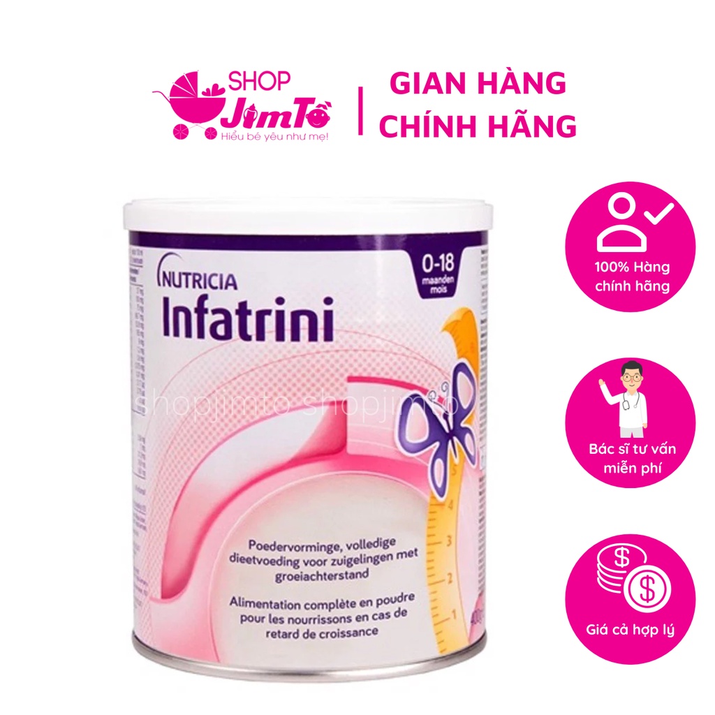Nutricia Infatrini fat milk powder box 400g high energy milk helps ...