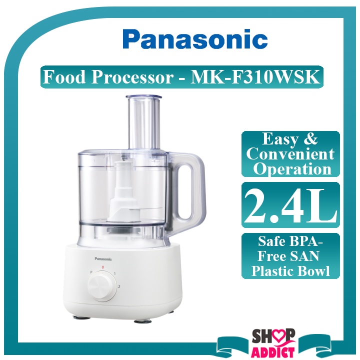 Panasonic Food Processor 18 Functions MK-F310WSK with Safety Lock ...
