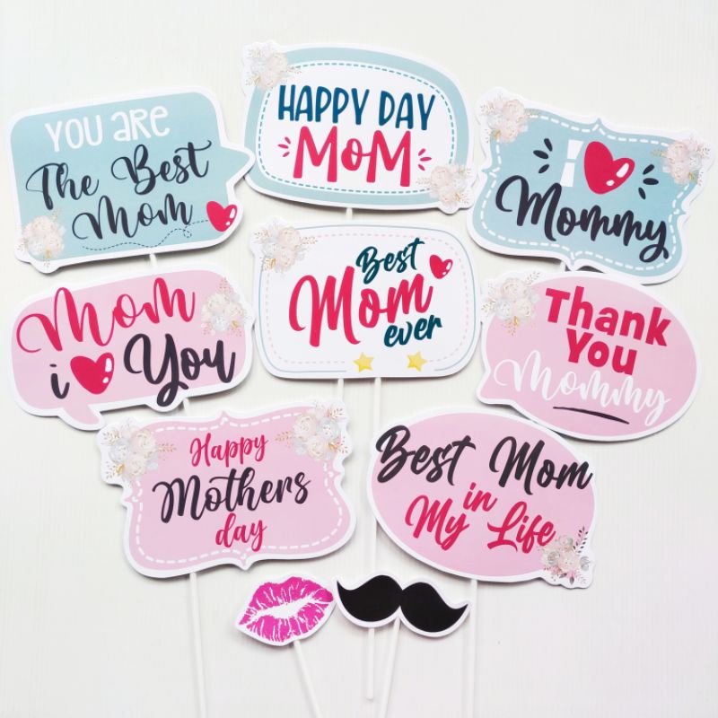 Mothers DAY Props PHOTOBOOTH | Shopee Malaysia