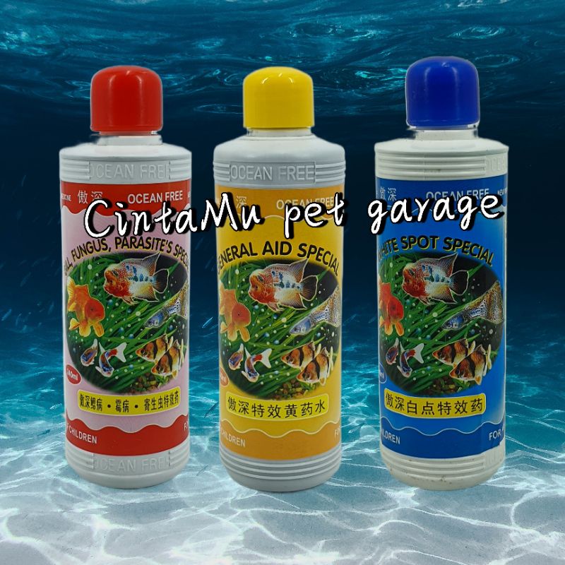 OF anti white spot general aid anti parasite ubat kuning/ubat biru/ubat ...
