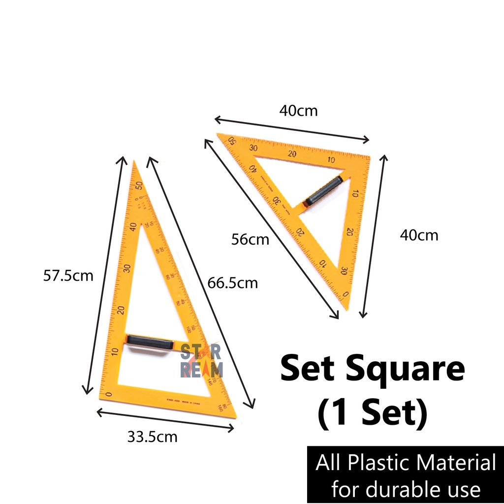 [Ready Stocks] Teaching Ruler Set/Loose [100cm Ruler, Compass ...