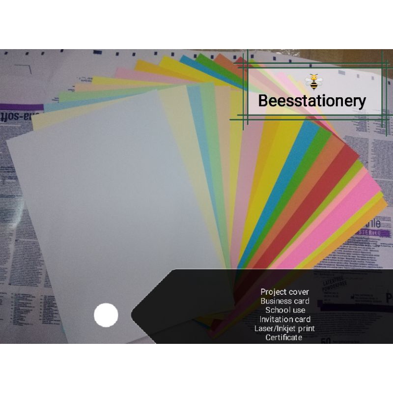 A4 160gsm colour card Digital Ivory card (10 sheets) | Shopee Malaysia